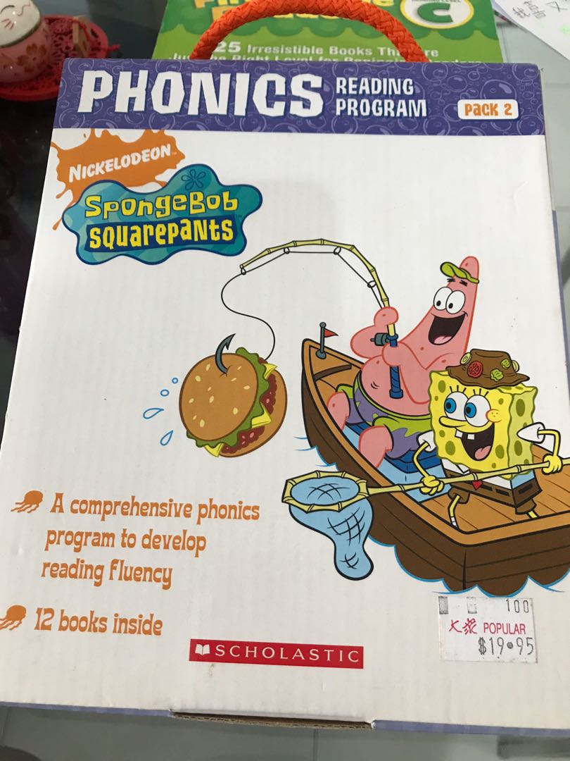 Spongebob phonics (12 books), Hobbies & Toys, Books & Magazines ...