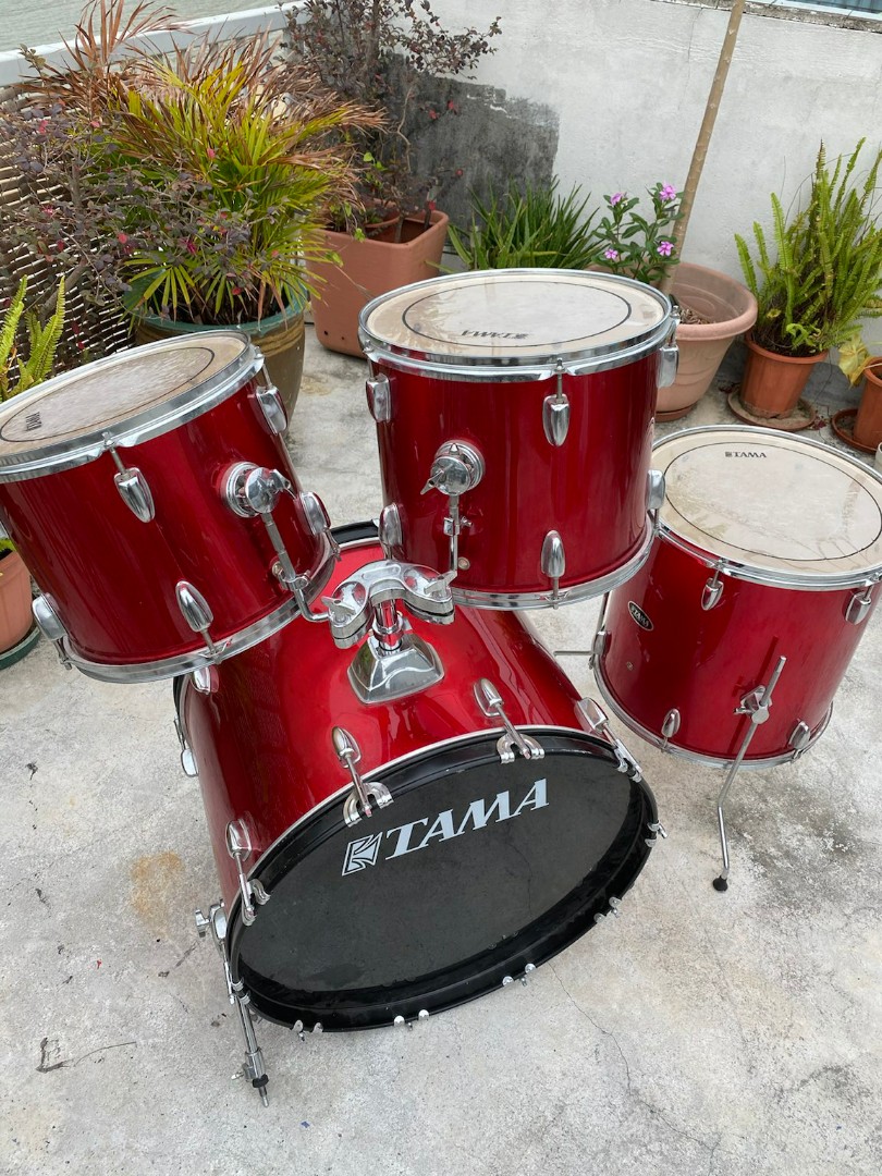 Tama drums set, Hobbies & Toys, Music & Media, Musical Instruments on ...