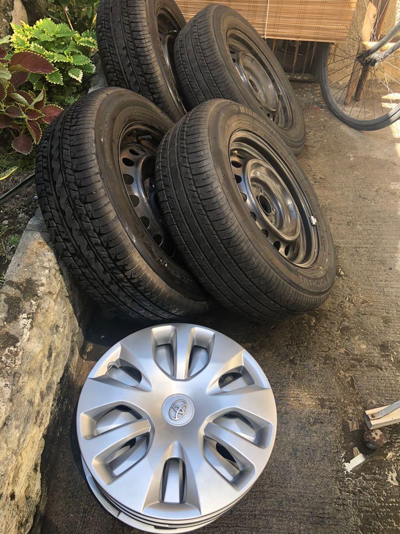 Toyota Innova stock rims & tires, Car Parts & Accessories, Mags and ...