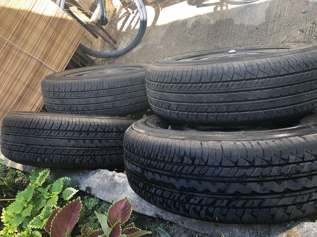 Toyota Innova stock rims & tires, Car Parts & Accessories, Mags and ...