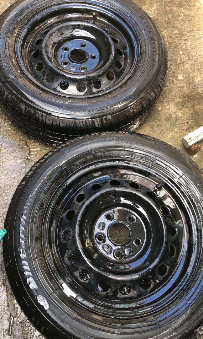 Toyota Innova stock rims & tires, Car Parts & Accessories, Mags and ...