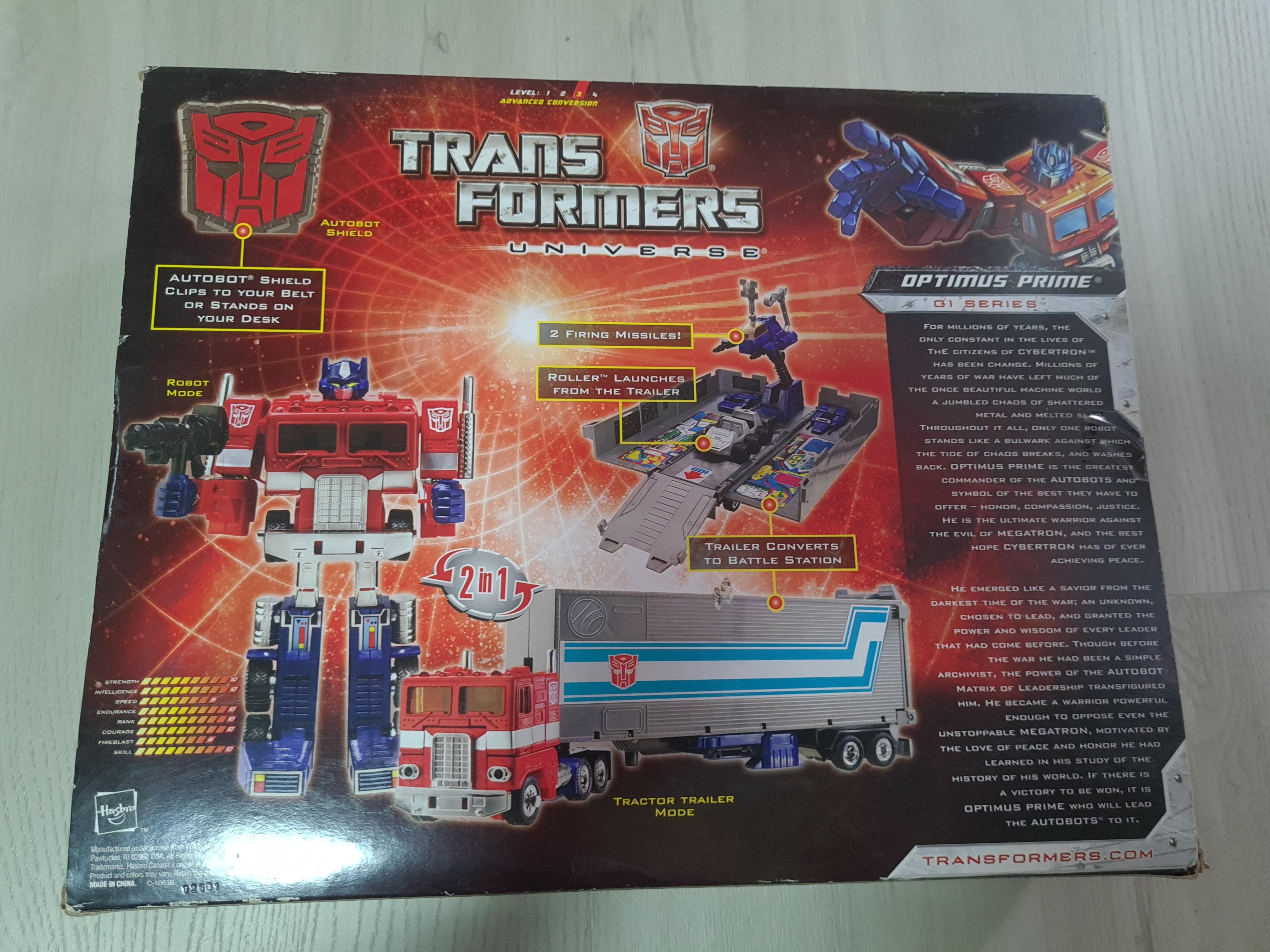 Transformers Optimus Prime Gen 1, Hobbies & Toys, Toys & Games on Carousell