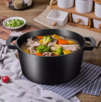 Velosan 24cm Mocha Crystal Diamond Series Nonstick Frying Pan ,Soup Pot ...