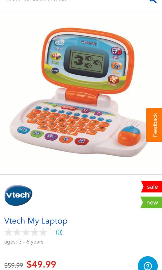 Vtech My Laptop Kids Educational Computer Toy, Hobbies & Toys, Toys ...
