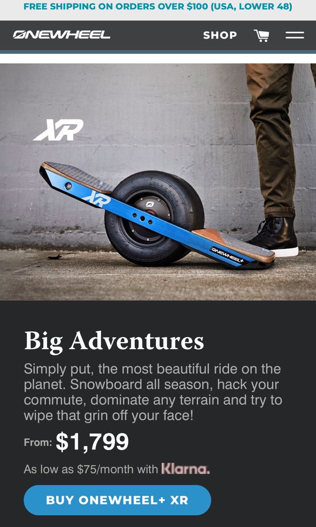 XR onewheel one wheel board, Sports Equipment, PMDs, E-Scooters & E ...