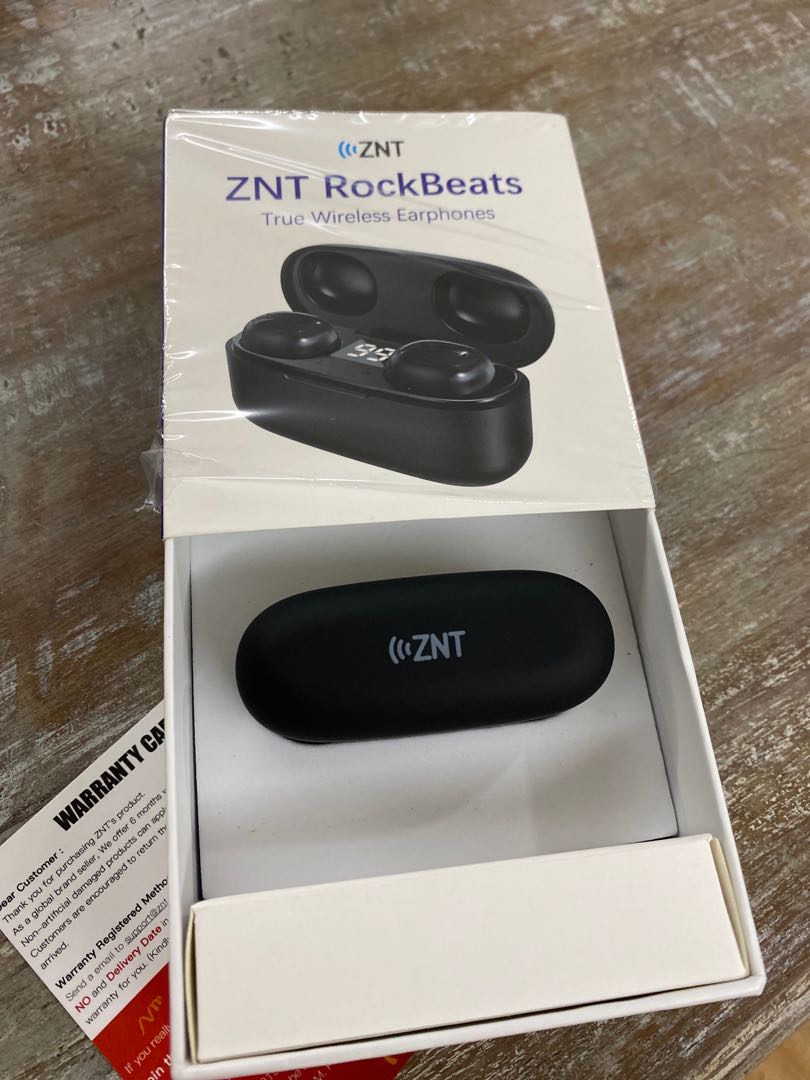 ZNT Wireless Earphones, Audio, Earphones on Carousell