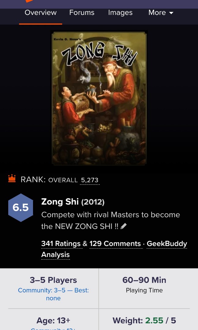 Zong Shi Boardgame for sales!, Hobbies & Toys, Toys & Games on Carousell