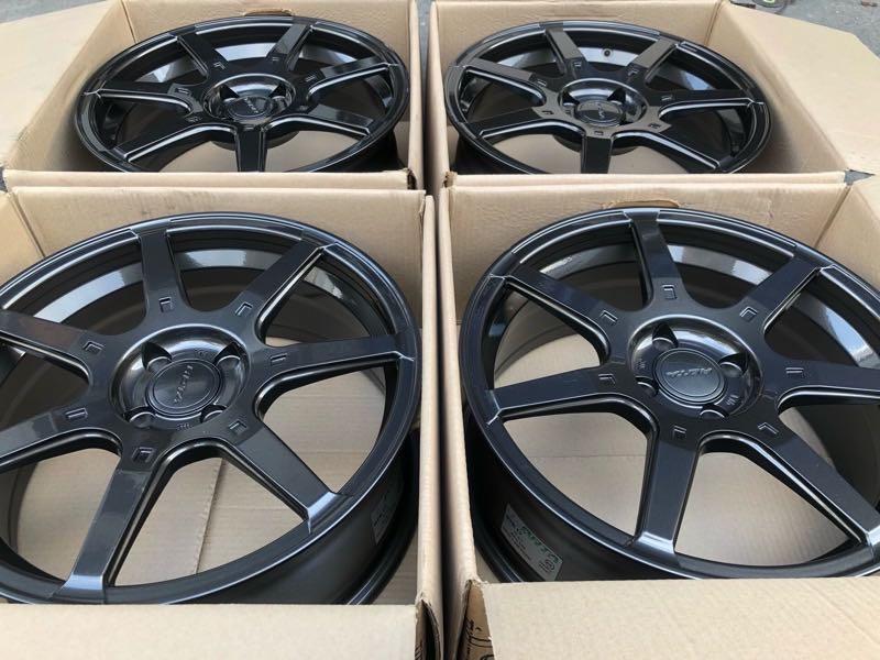 17" Rota GTR Gunmetallic Mags 4Holes pcd 100, Car Parts & Accessories ...