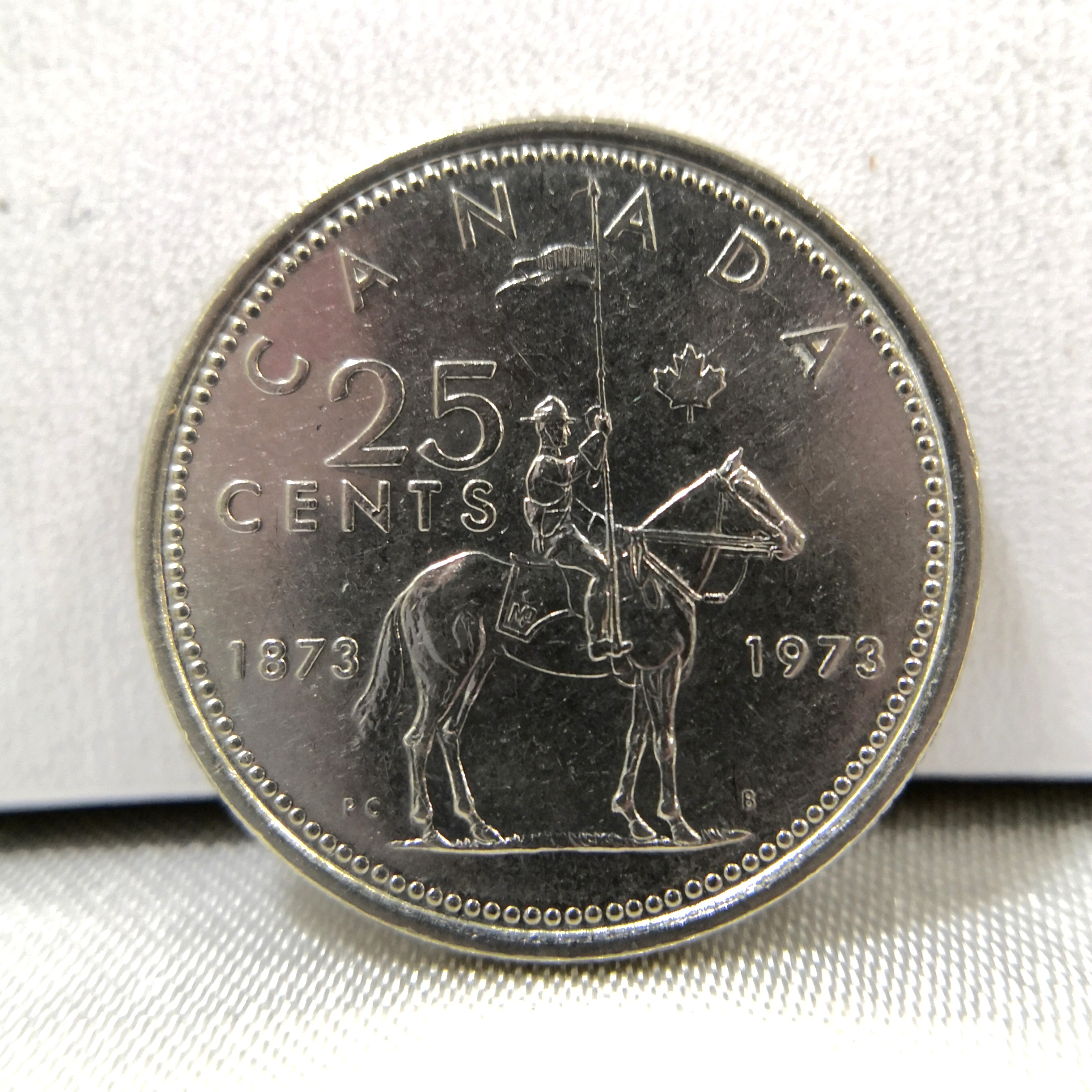 1973 Canada 25 Cents Coin, Hobbies & Toys, Collectibles & Memorabilia ...