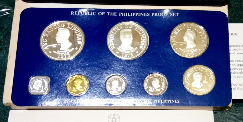 1975 Marcos Silver Coin Set, Hobbies & Toys, Memorabilia & Collectibles ...