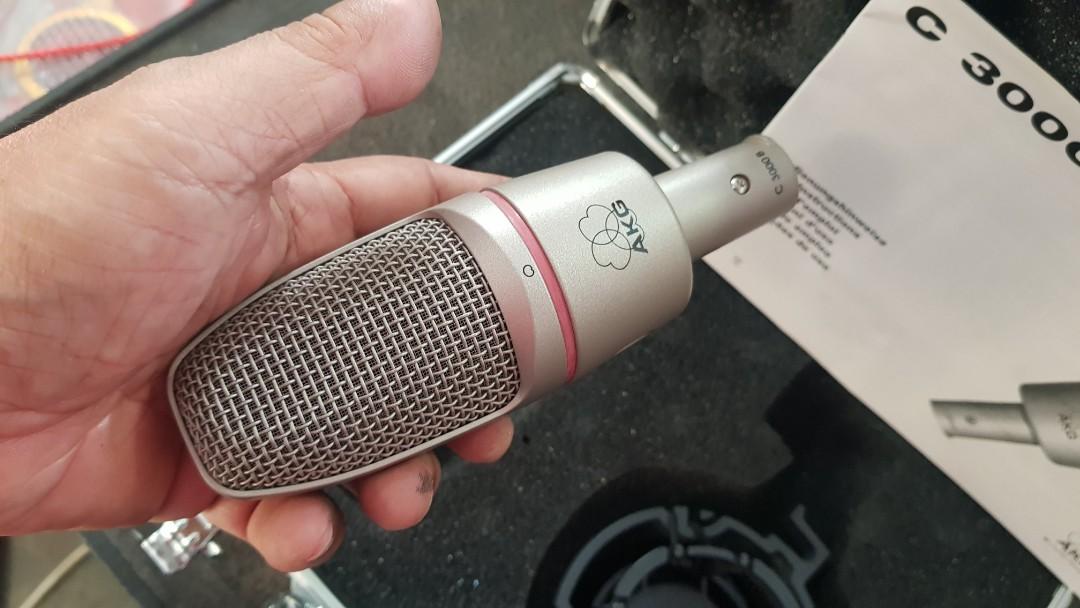 AKG C3000B microphone, Audio, Microphones on Carousell