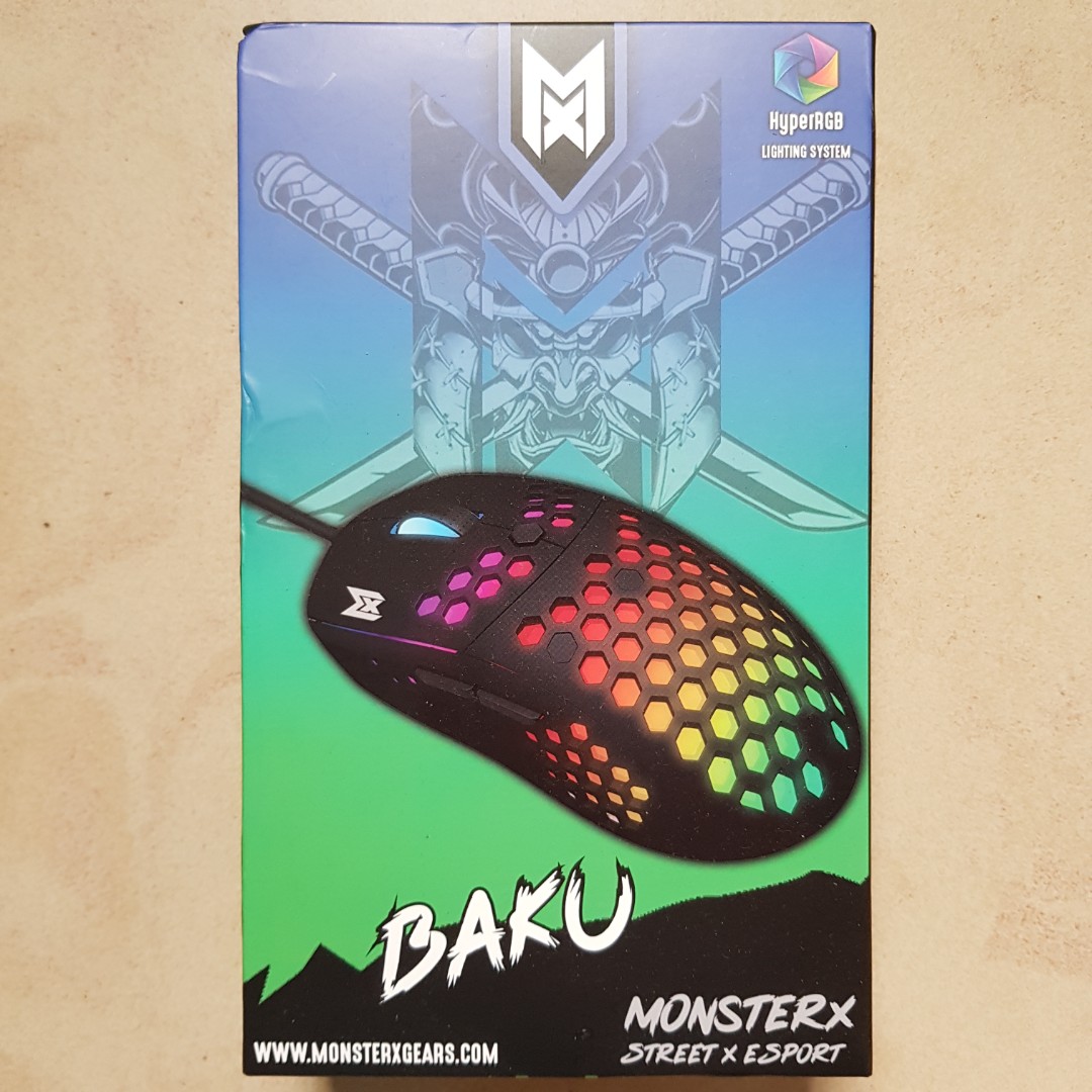 (BNIB) MonsterX BAKU RGB Gaming Mouse, Computers & Tech, Parts ...