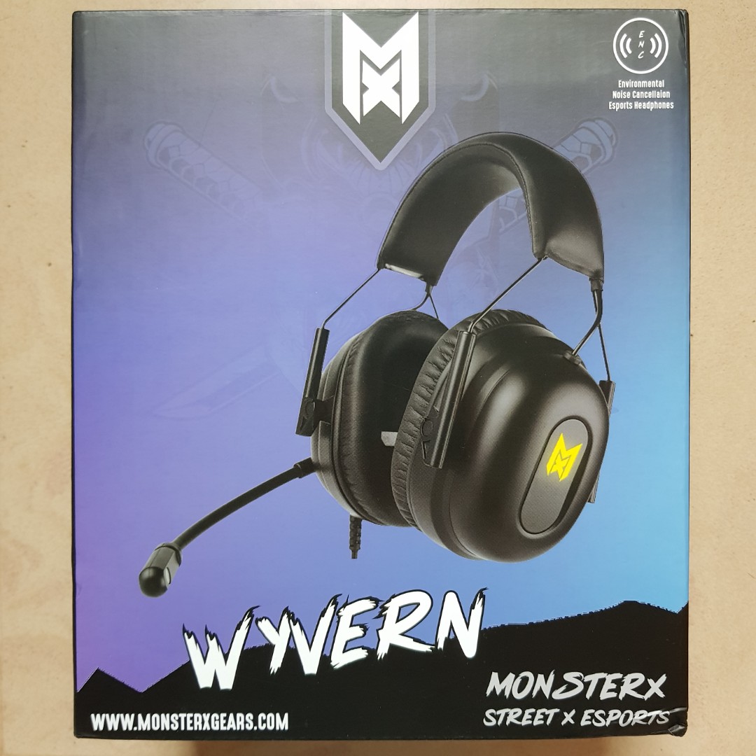 (BNIB) MonsterX WYVERN Gaming Headset, Audio, Headphones & Headsets on ...