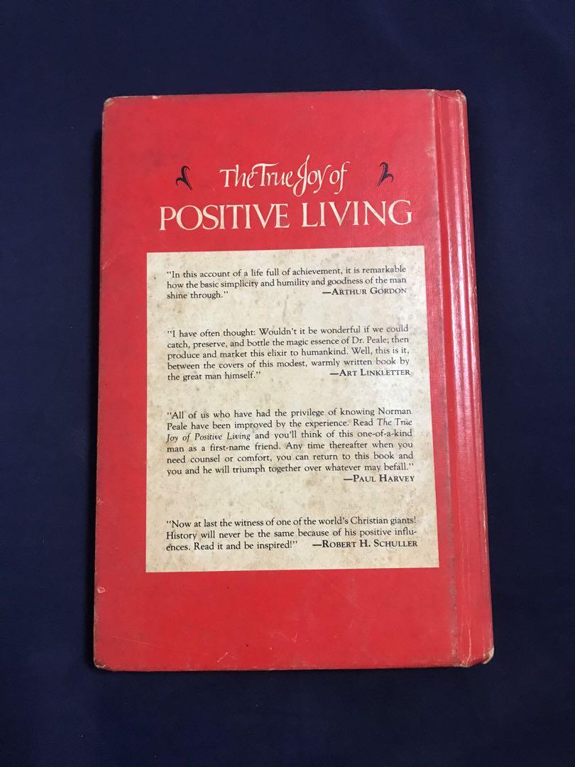 Book about the true joy of positive living, Hobbies & Toys, Books ...