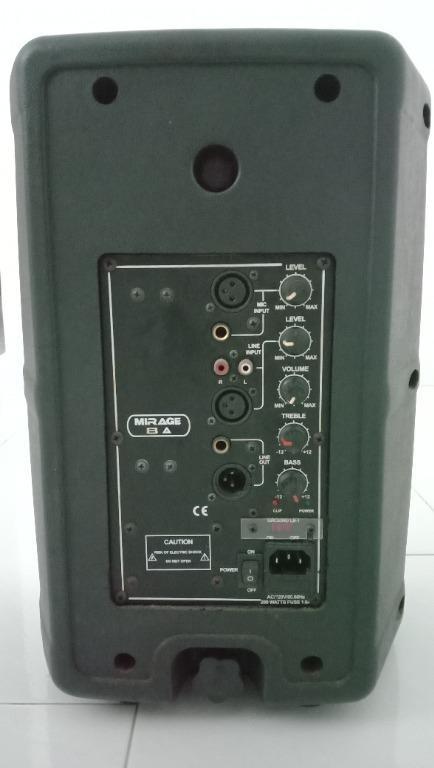 Delta Audio-2 Way 8"Active Speaker- 240watts (Mirage 8A)with Bluetooth ...