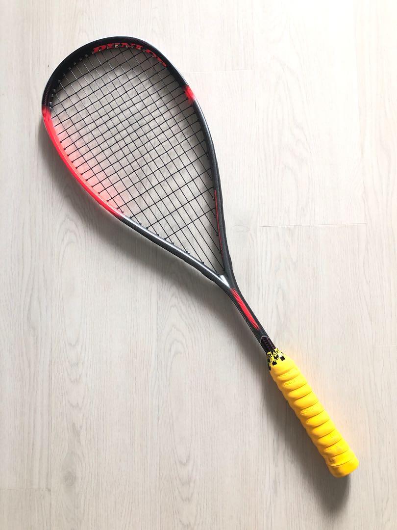 Dunlop Hyperfibre XT Revelation Pro 128 Ali Farag Squash Racket, Sports ...