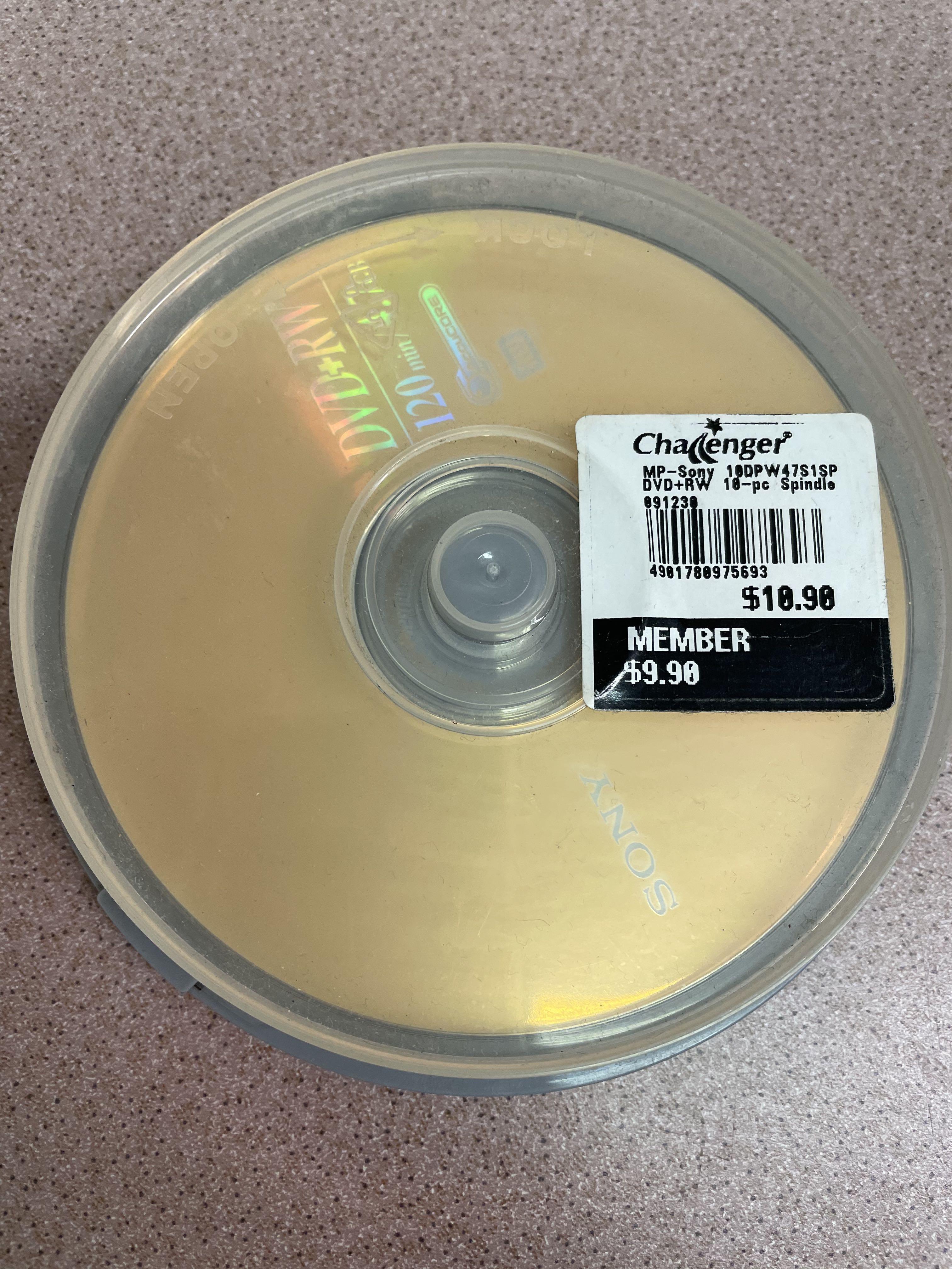 DVD RW Disc - 6pcs, Hobbies & Toys, Music & Media, CDs & DVDs on Carousell