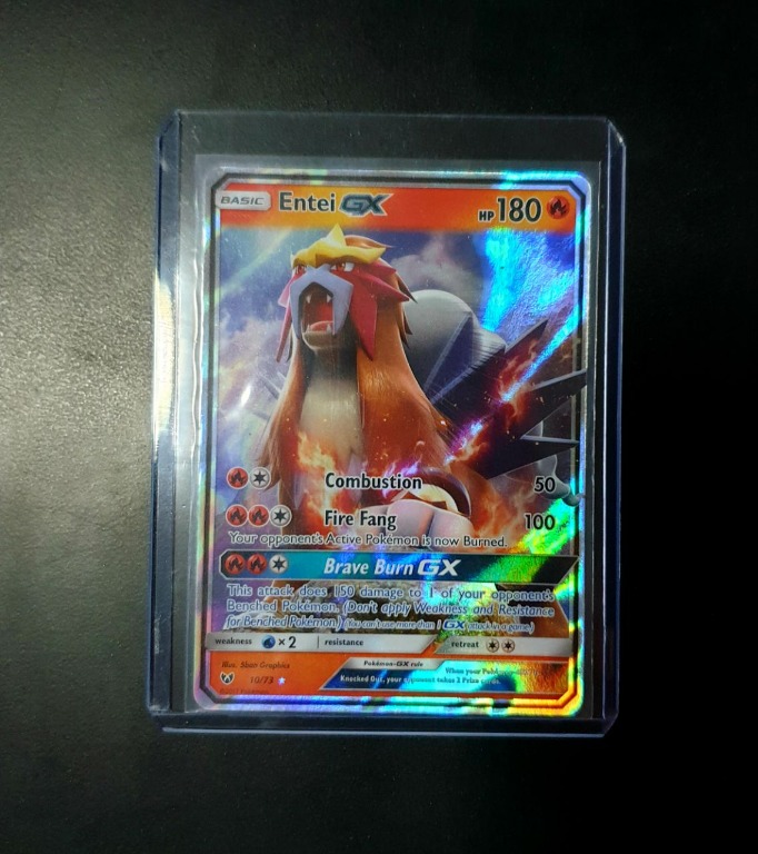 ENTEI GX ULTRA RARE SHINING LEGENDS MINT POKEMON TCG CARDS, Hobbies ...