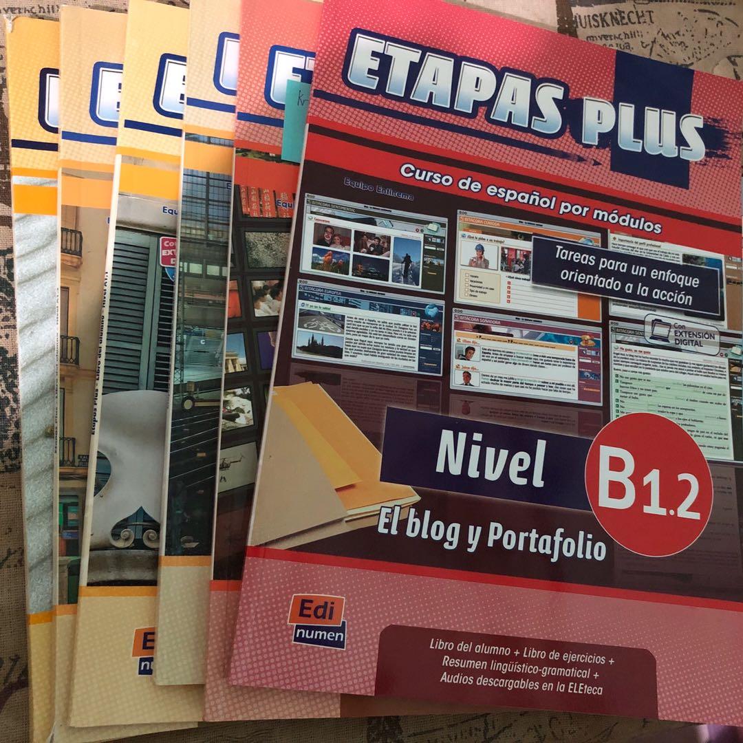 Etapas plus Spanish Modules A1.1 to B.1.2, Hobbies & Toys, Books & Magazines, Textbooks on Carousell