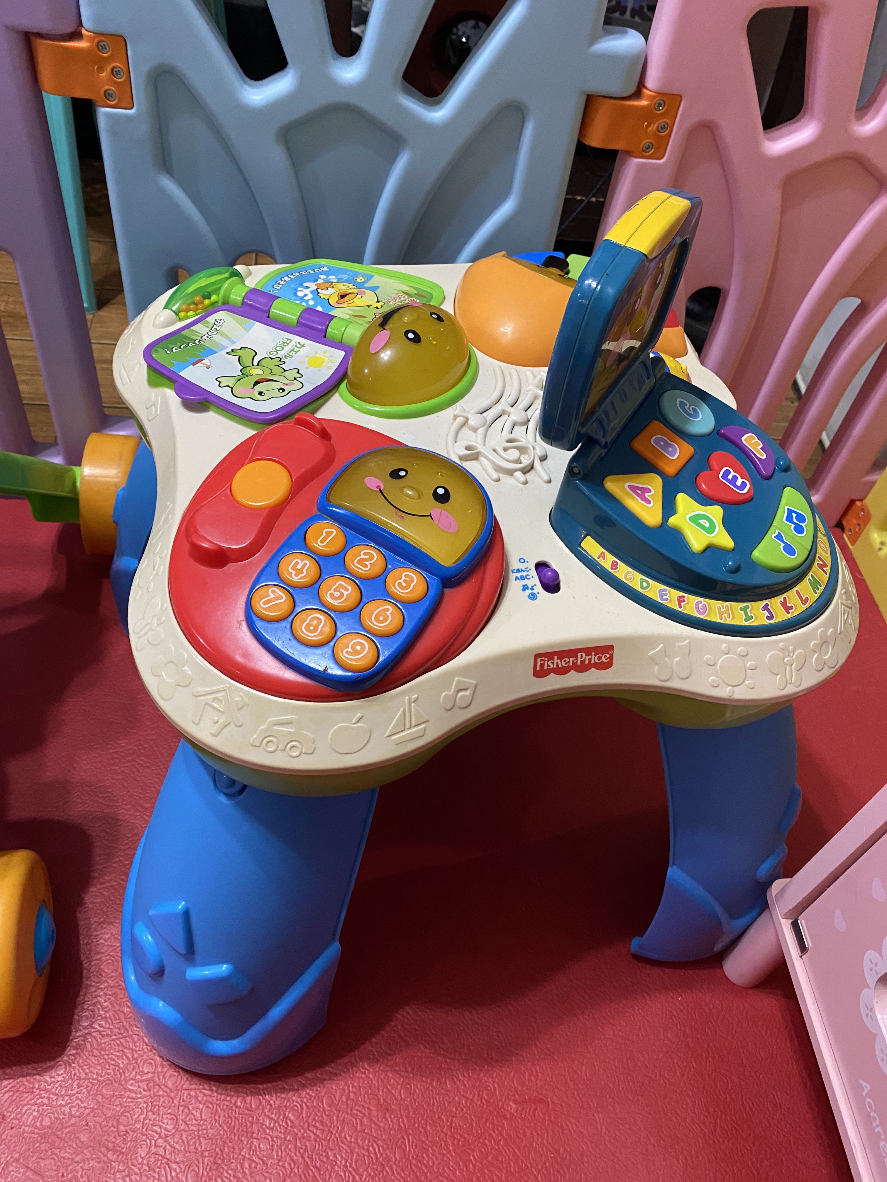 Fisher price activity table japan, Babies & Kids, Infant Playtime on ...
