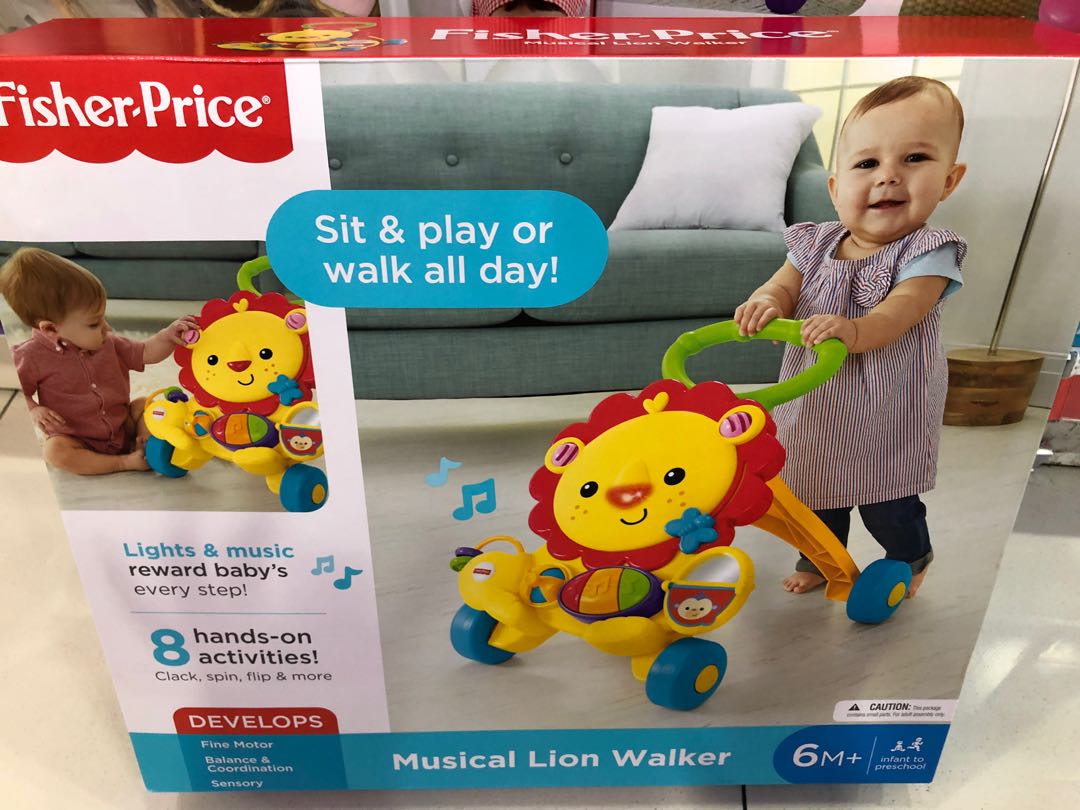 Fisher Price Musical Lion Walker, Babies & Kids, Infant Playtime on ...