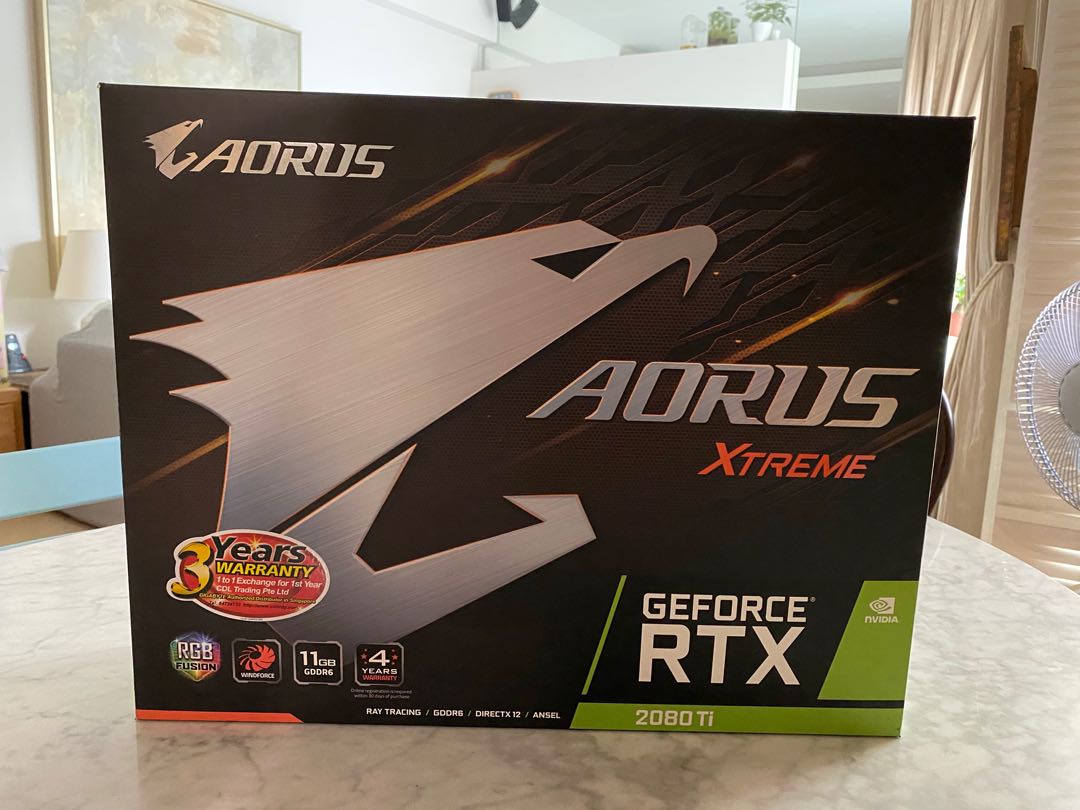 Gigabyte RTX 2080 Ti Aorus Xtreme 11G, Computers & Tech, Parts ...