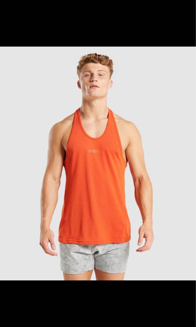Gymshark Stringer Tank, Men's Fashion, Activewear on Carousell