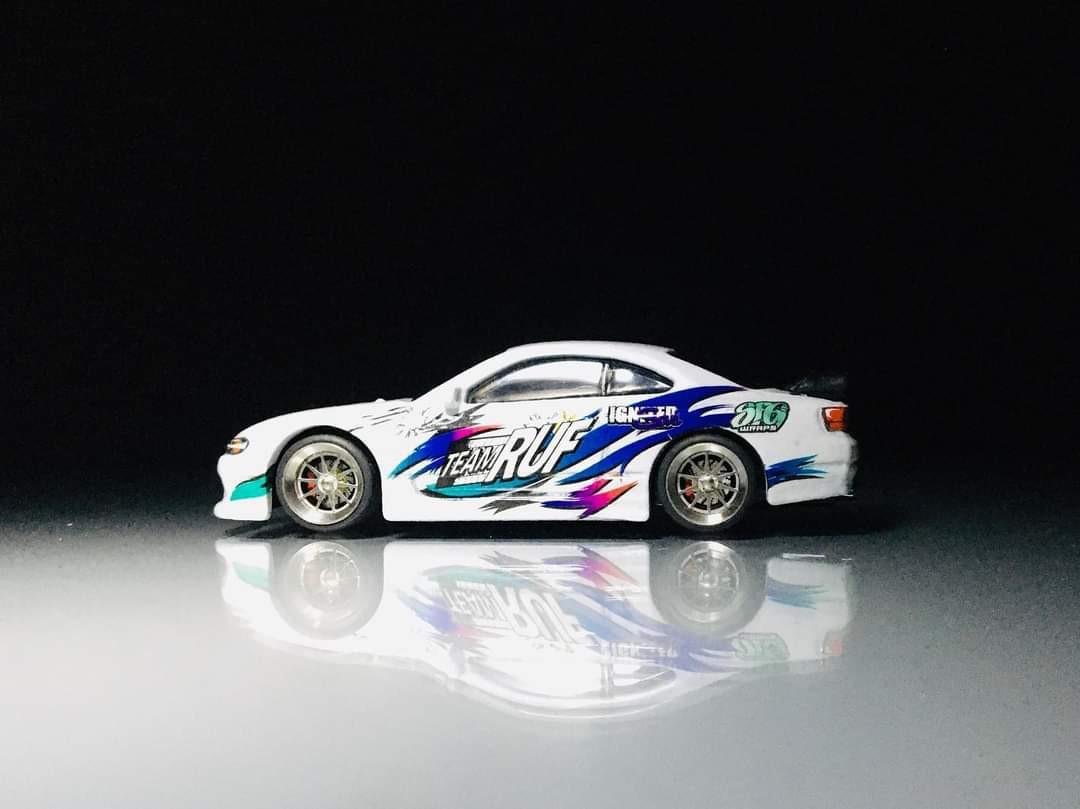 Hot Wheels Nissan Silvia S15 Custom (Team RUF), Hobbies & Toys, Toys & Games on Carousell