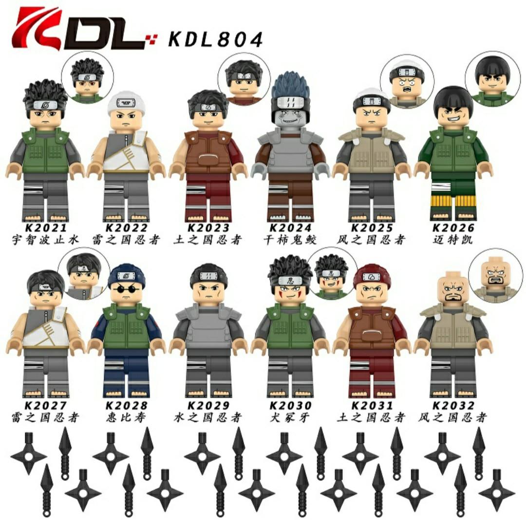 KDL 804 K2021-2032 Naruto Minifigures (Lego compatible), Hobbies & Toys ...
