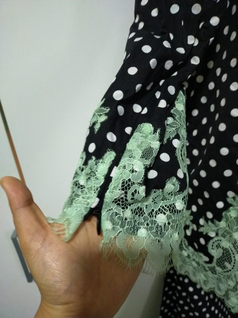 Kebaya hitam lace, Women's Fashion, Muslimah Fashion, Baju Kurung ...