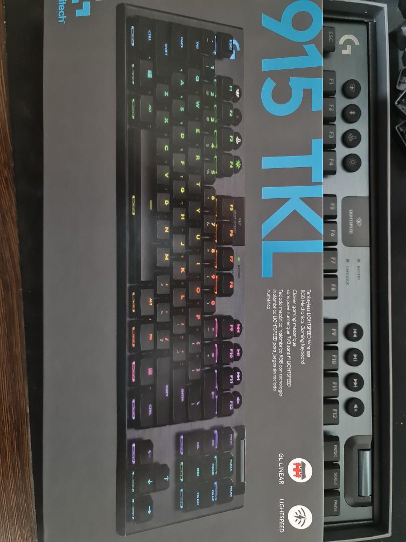 Logitech G915 TKL keyboard, Computers & Tech, Parts & Accessories ...