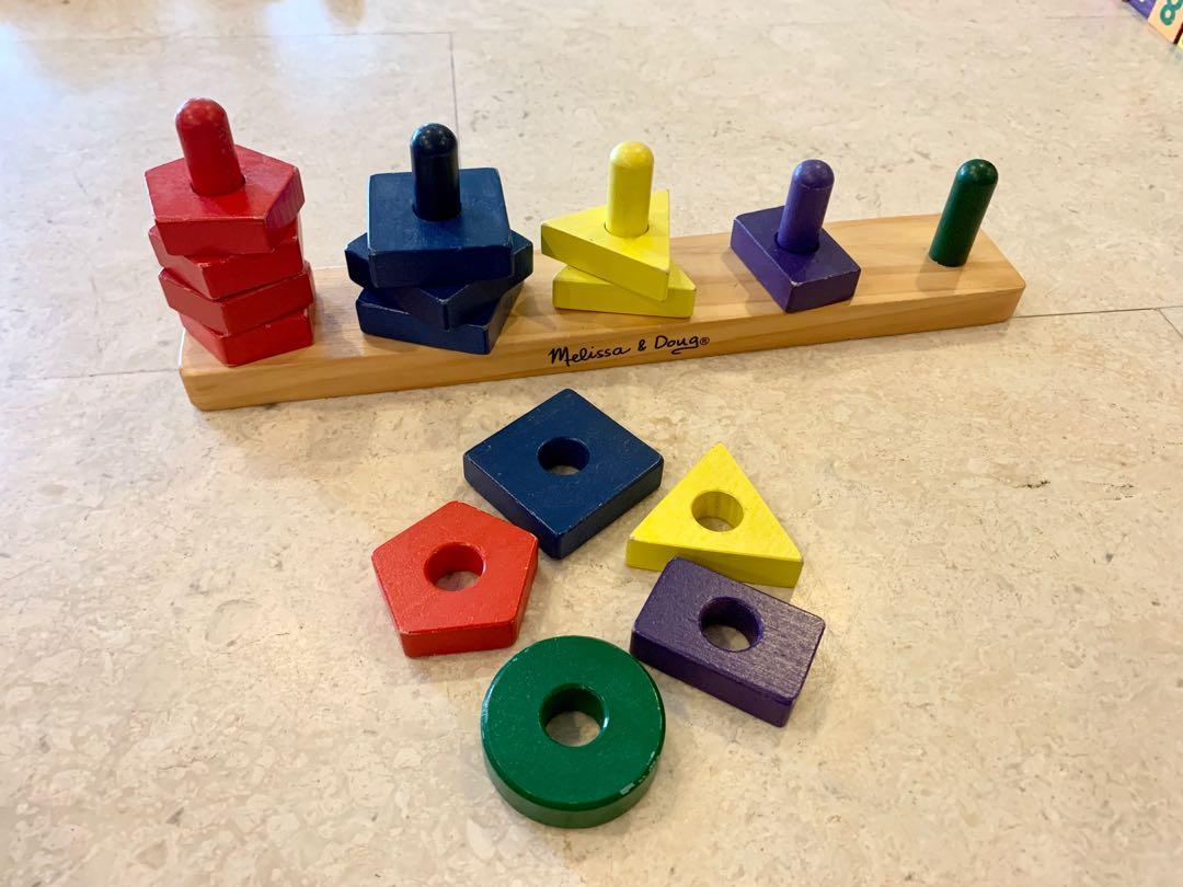 Melissa & Doug Stack and Sort Board, Hobbies & Toys, Toys & Games on ...