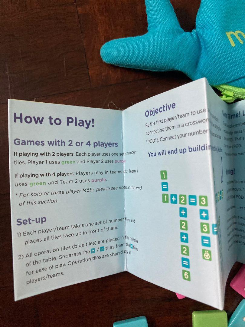 Mobi Kids Numbers Tile Game, Hobbies & Toys, Toys & Games on Carousell