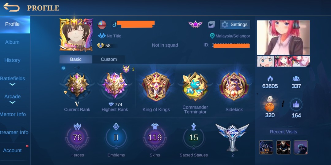 Mobile Legends - KOF Chou + Tas Tas + 11 Epic + 151 Magic Wheel, Video ...