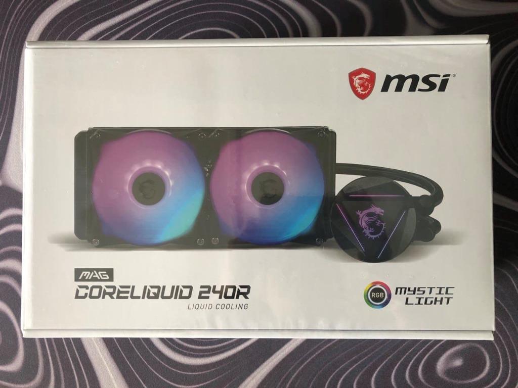 MSI AIO MAG CORELIQUID 240R, Computers & Tech, Parts & Accessories ...