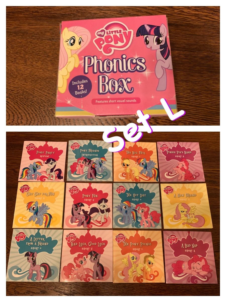 My Little Pony phonics box, 興趣及遊戲, 書本 & 文具, 小說 & 故事書 - Carousell