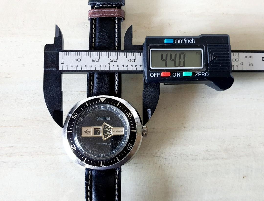 Rare 1960's Sheffield Digital Mechanical (Jumping Hours) Vintage Swiss ...