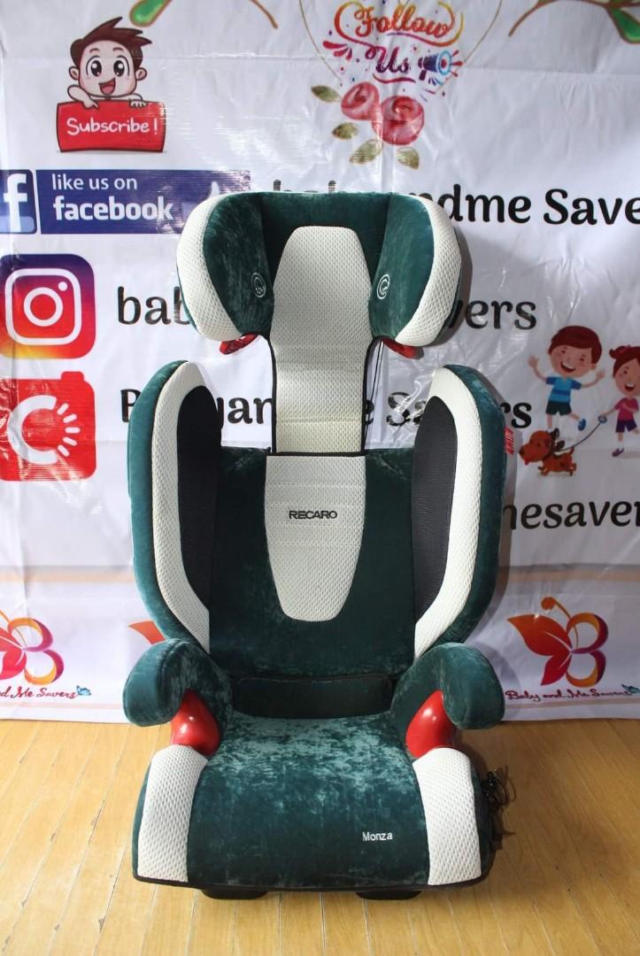 Recaro Monza Toddler and Booster Seat Carseat (SUEDE FABRIC), Babies ...