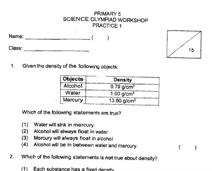 Sci Olympiad notes + 80 MCQs, Hobbies & Toys, Books & Magazines ...