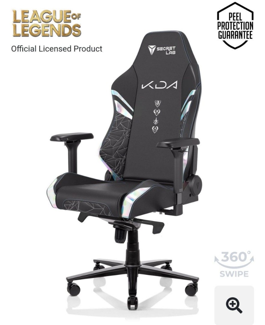 Secret Lab KDA gaming chair, Furniture & Home Living, Furniture, Chairs ...