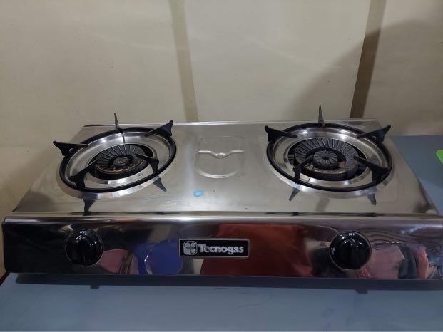Tecnogas 2 Gas Burners Vortex Stove GS-200BCSS (with empty SOLANE tank ...