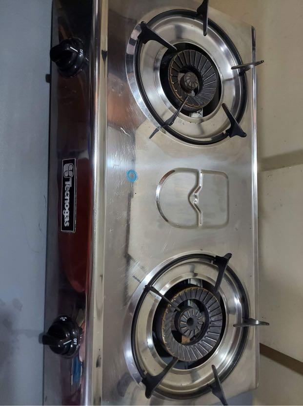 Tecnogas 2 Gas Burners Vortex Stove GS-200BCSS (with empty SOLANE tank ...
