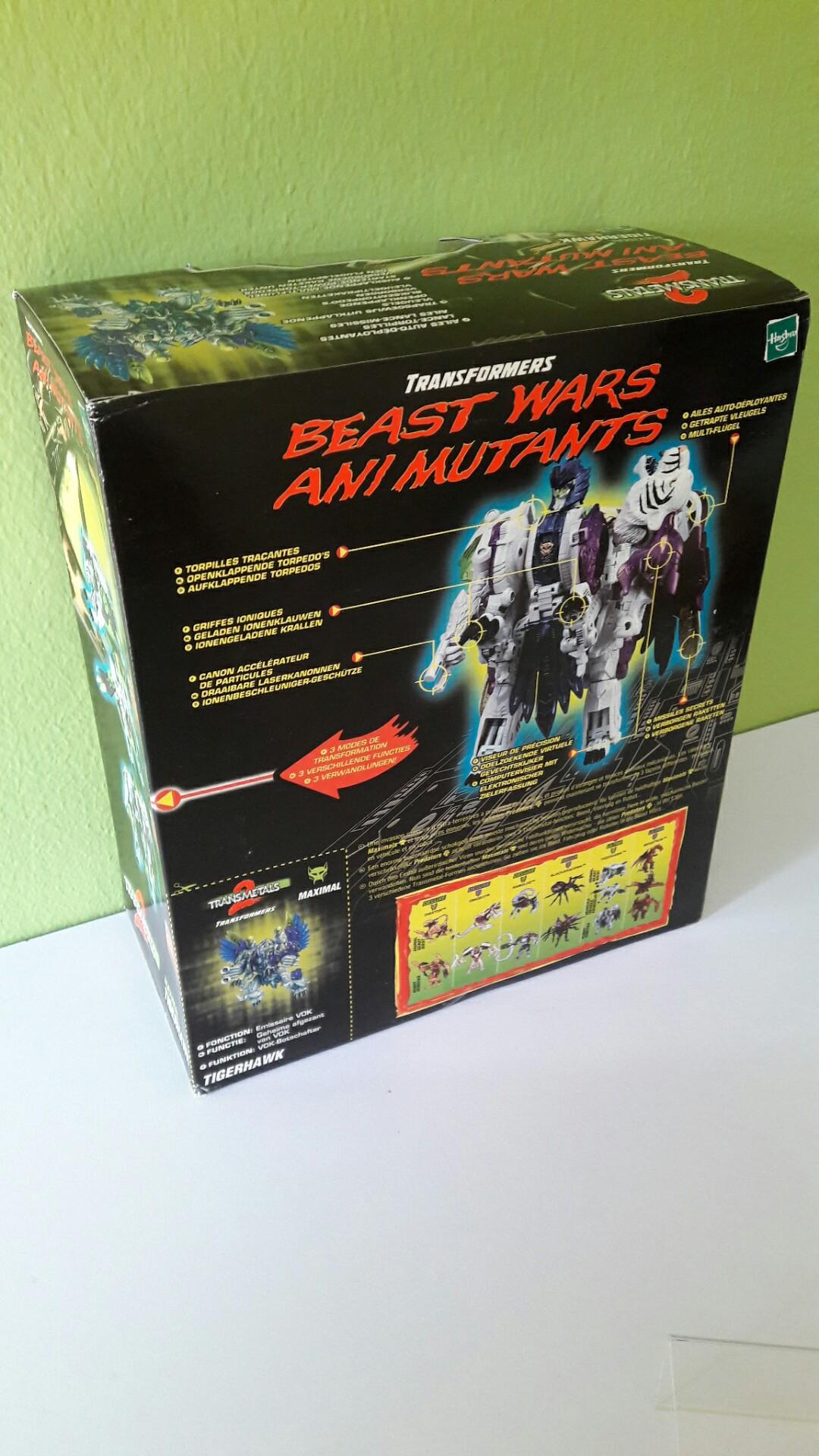 TRANSFORMERS BEAST WARS TRANSMETALS 2 TIGERHAWK MISB, Hobbies & Toys ...