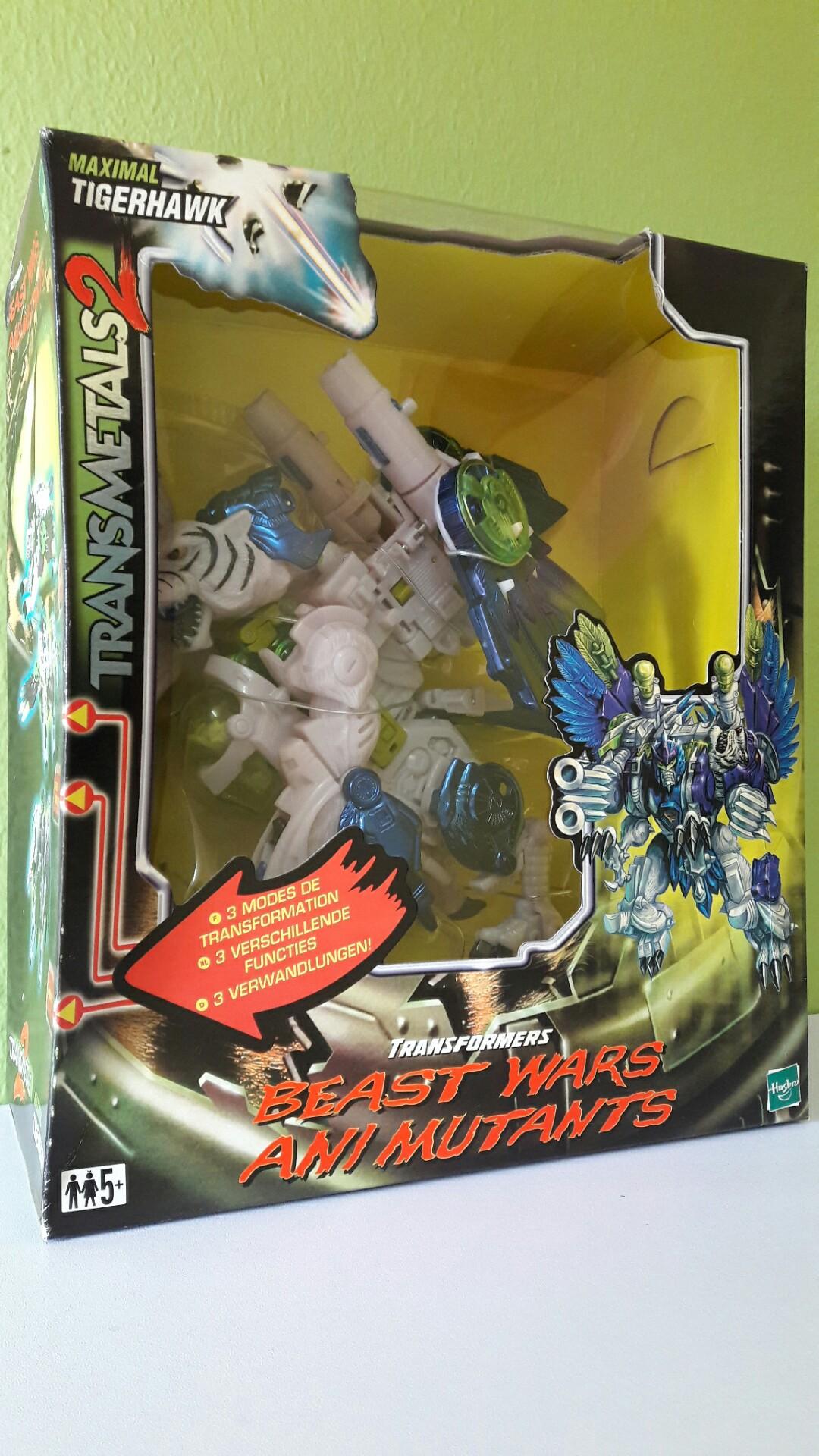TRANSFORMERS BEAST WARS TRANSMETALS 2 TIGERHAWK MISB, Hobbies & Toys ...