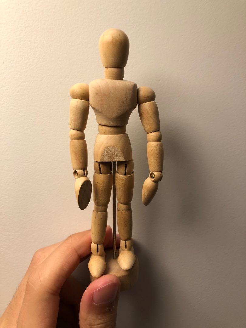 Wooden Movable Limbs Human Figure, Hobbies & Toys, Stationery & Craft ...