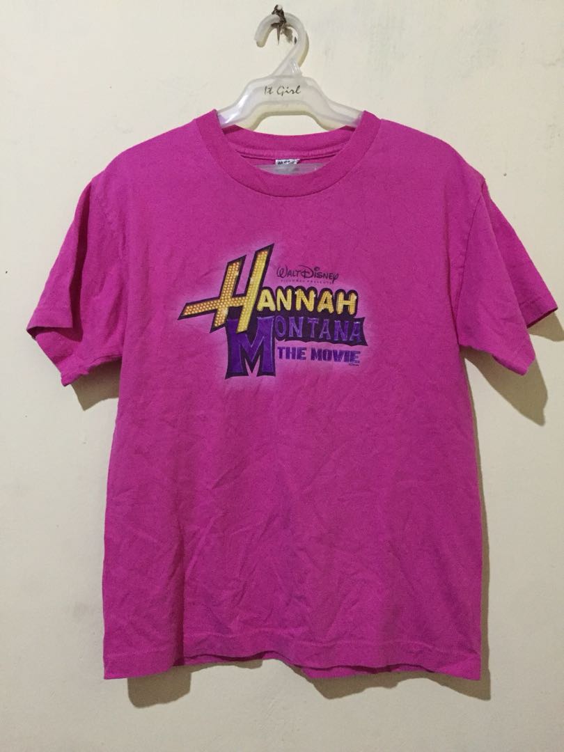 20’s Hannah Montana Movie shirt, Men's Fashion, Tops & Sets, Tshirts ...