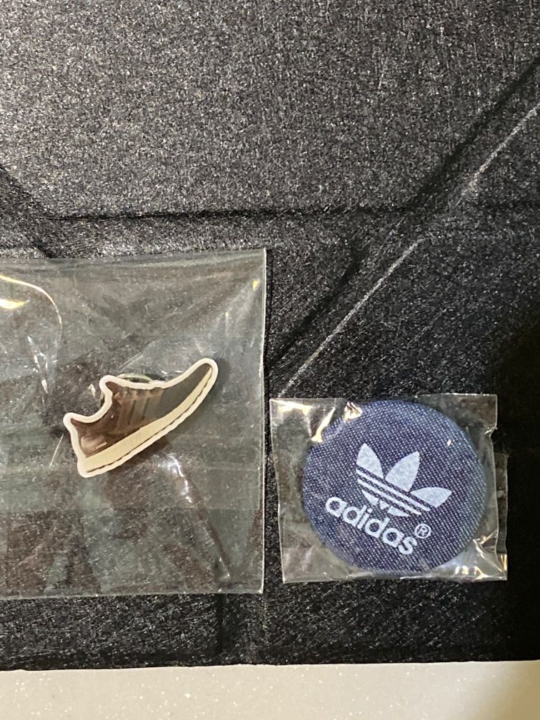 (2 designs) Adidas Pin, Health & Nutrition, Face Masks & Face Shields ...