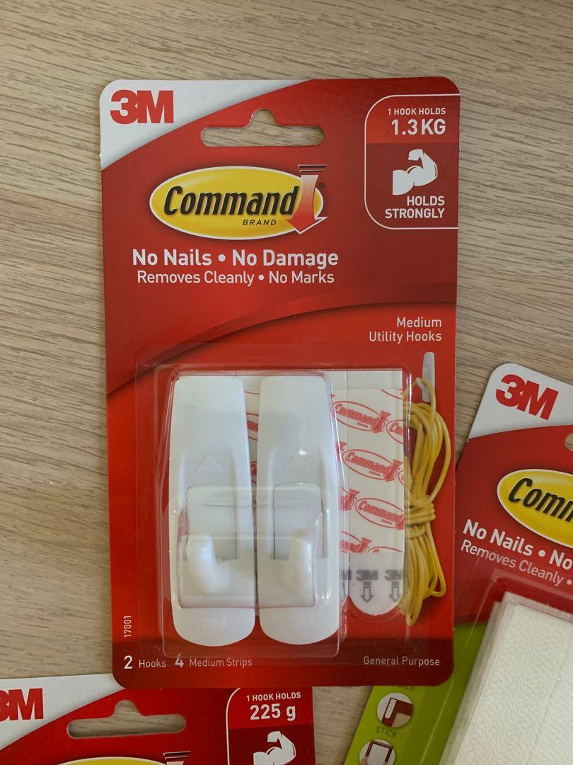 3M Command Hooks, Furniture & Home Living, Bathroom & Kitchen Fixtures ...