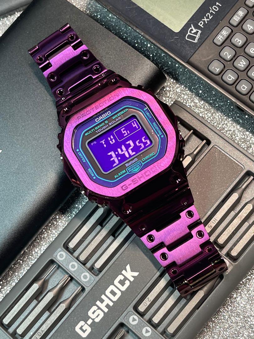 😈😈😈 PURPLE METAL SERIES , CASIOAK , GX56 KING , DW5600 , METAL G-SHOCK ...