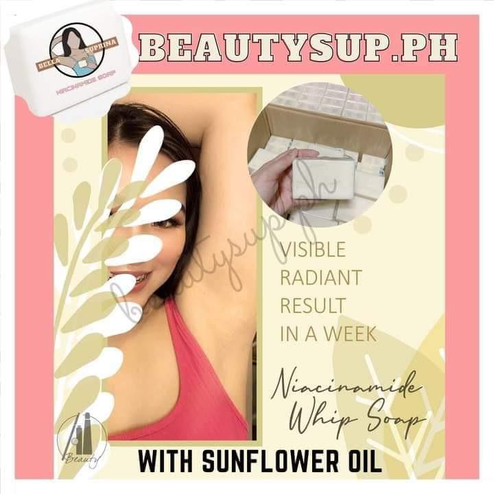 Bella Suprina Niacinamide Soap With Sunflower Oil And Aloevera Extract